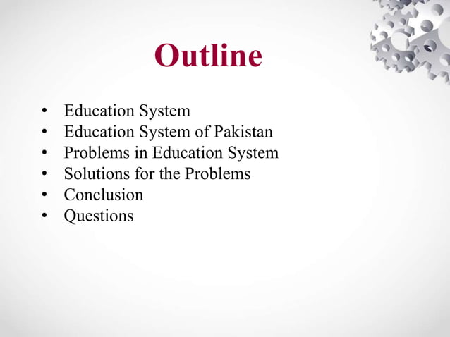 Education system of pakistan | PPT