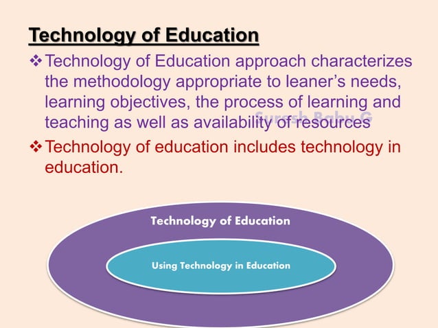 Education technology - Concept, meaning, definition, Characteristics ...