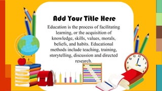Educational Theme.POWERPOINT TEMPLATESSS | PPTX