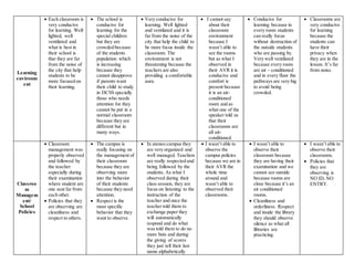 Educational tour observation | DOCX