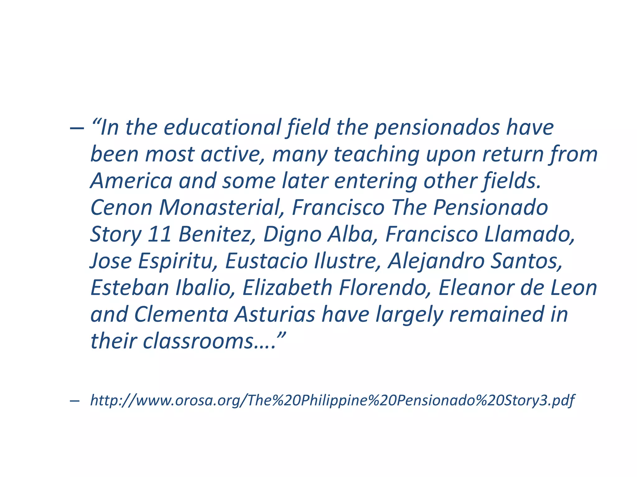 Education under the american regime | PPTX