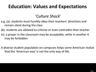 Education, values and expectations | PPT