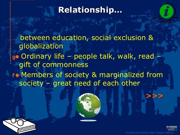 Education Versus Exclusion - made by students of Inova