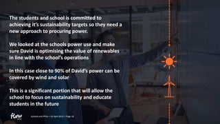 Low cost renewable energy for schools | PPT