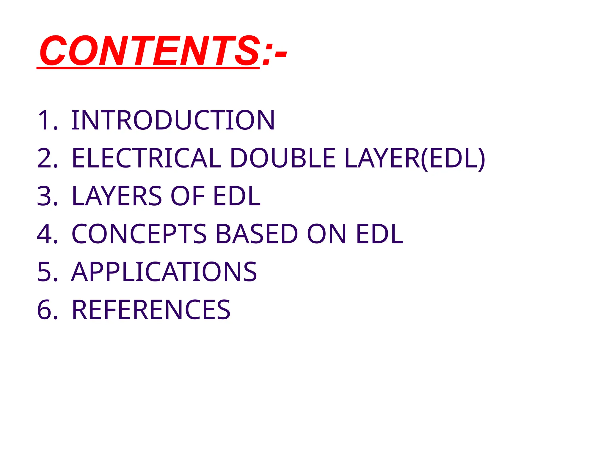 Electrical Double Layer and its Uses batry | PPTX