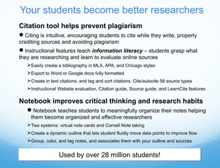 EasyBib - Instructional presentation for educators | PPT