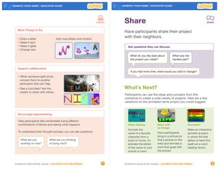 ANIMATE YOUR NAME / EDUCA TOR GUIDE | PDF