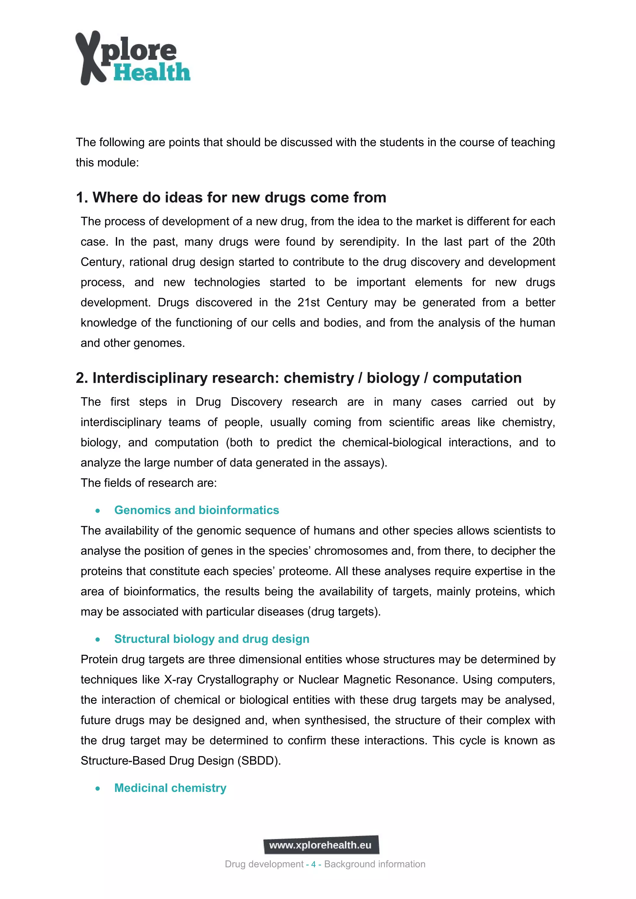Drug development - Background information | PDF