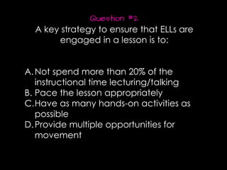 Top 5 Strategies for Teaching English Language Learners | PPTX | Education