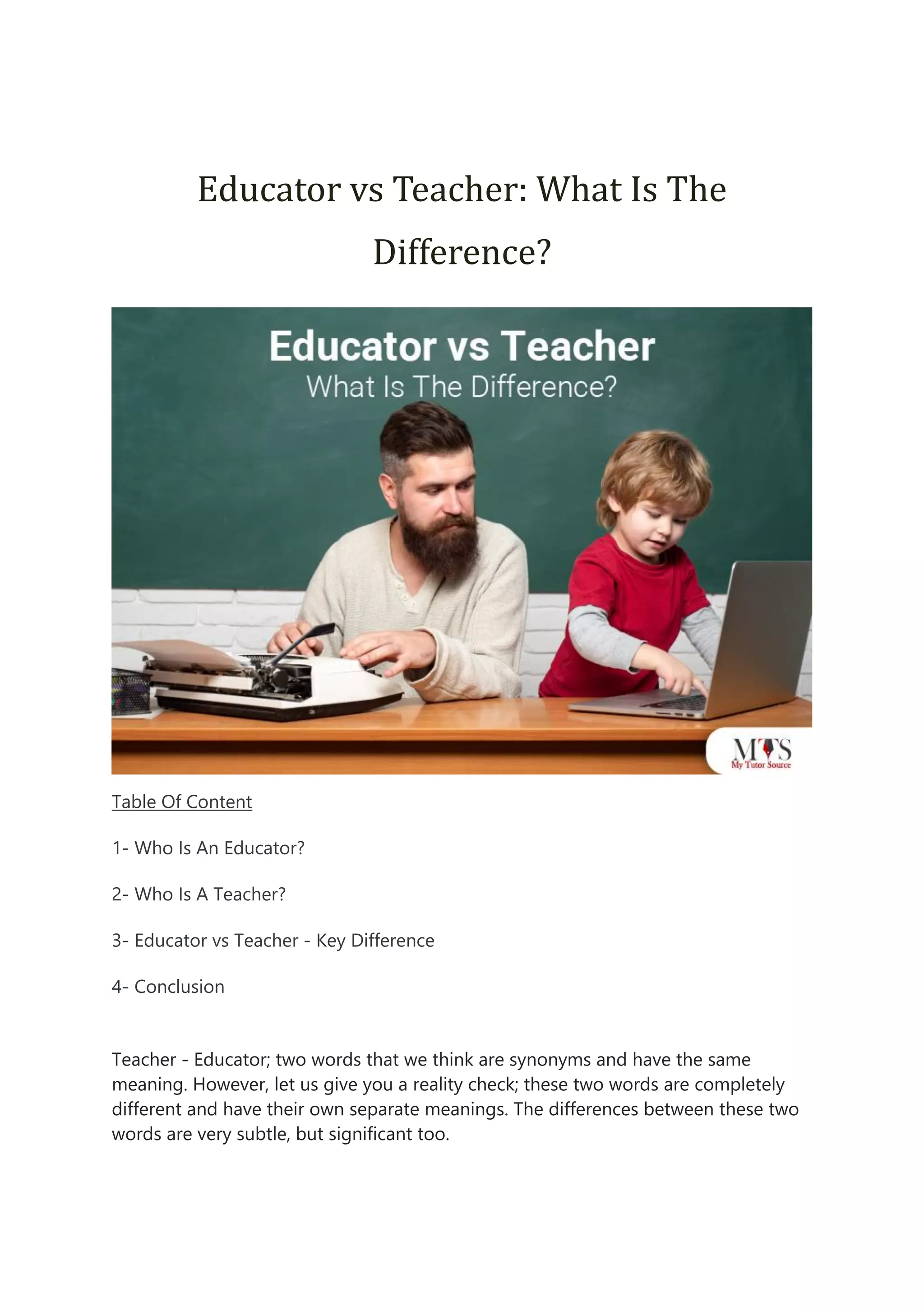 Educator vs Teacher.pdf