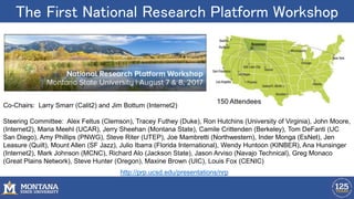 Montana State, Research Networking and the Outcomes from the First ...