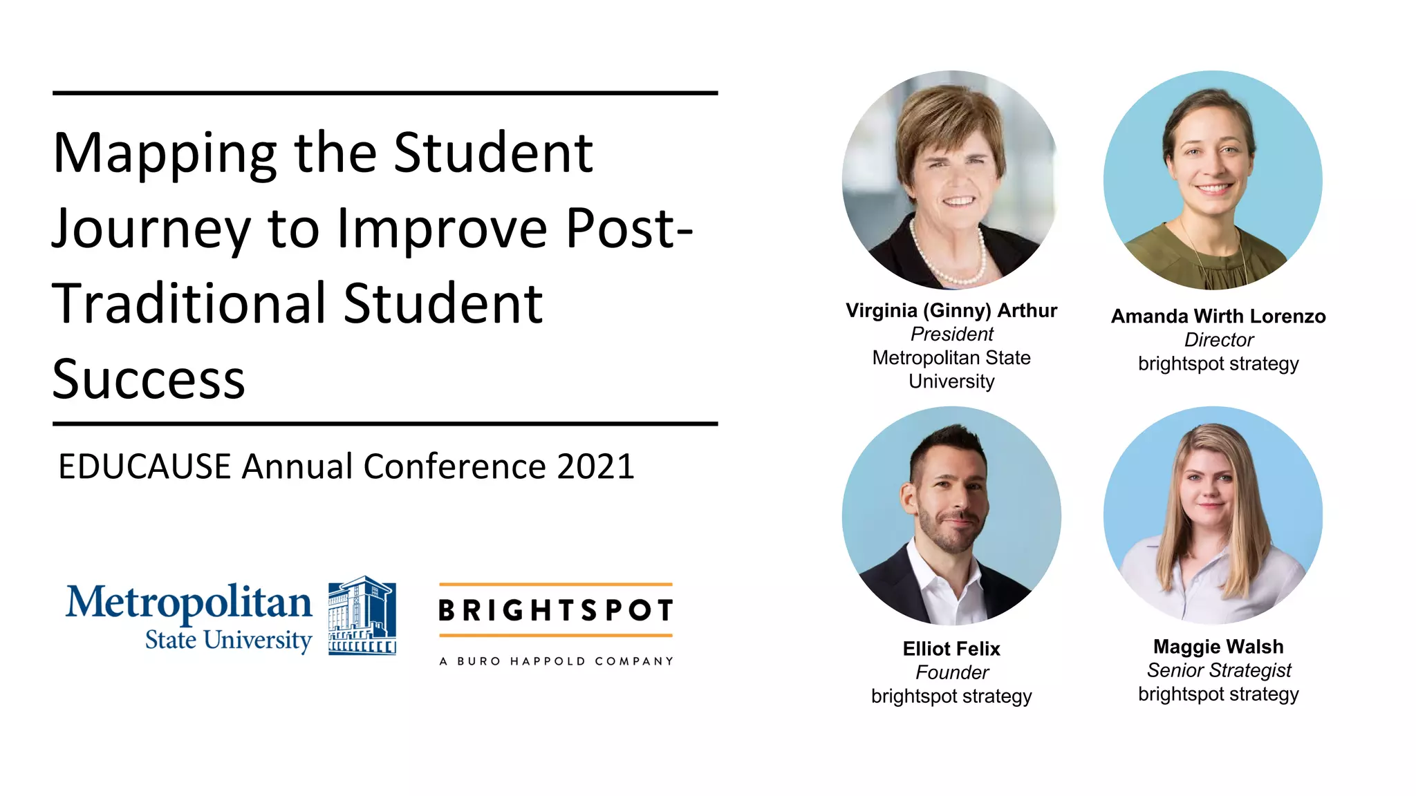 EDUCAUSE Annual Conference 2021: Mapping the Student Journey to Improve ...