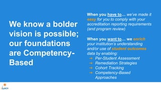 eLumen Educause Presentation on Competency-Based Approaches | PPTX