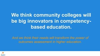 eLumen Educause Presentation on Competency-Based Approaches | PPTX