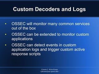Using OSSEC Open Source Host based IDS/IPS | PDF