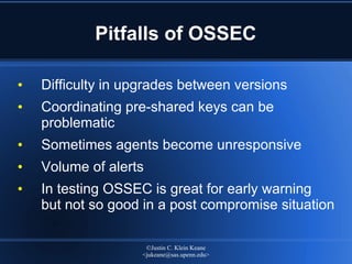 Using OSSEC Open Source Host based IDS/IPS | PDF
