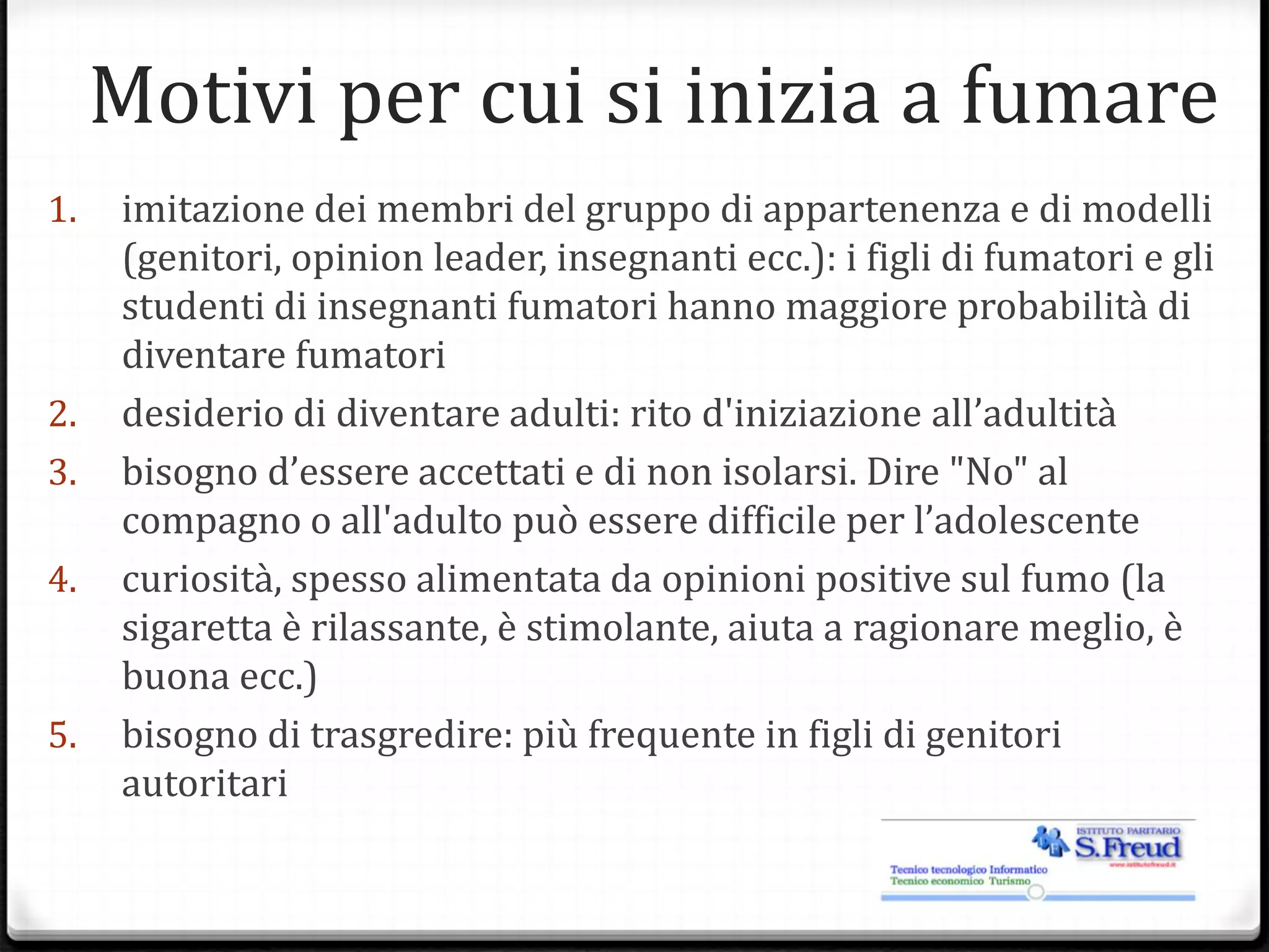 Prevenzione al fumo | PDF