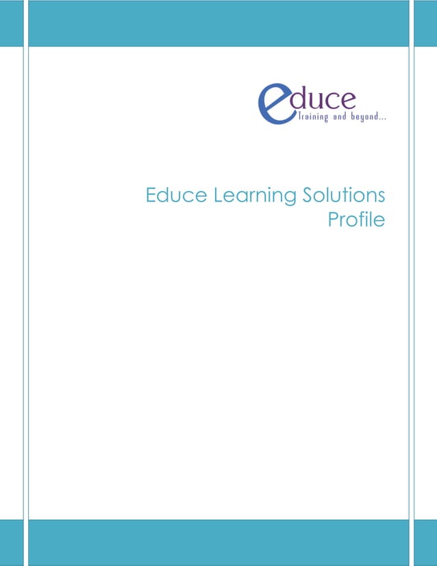 Educe Learning Solutions | PDF