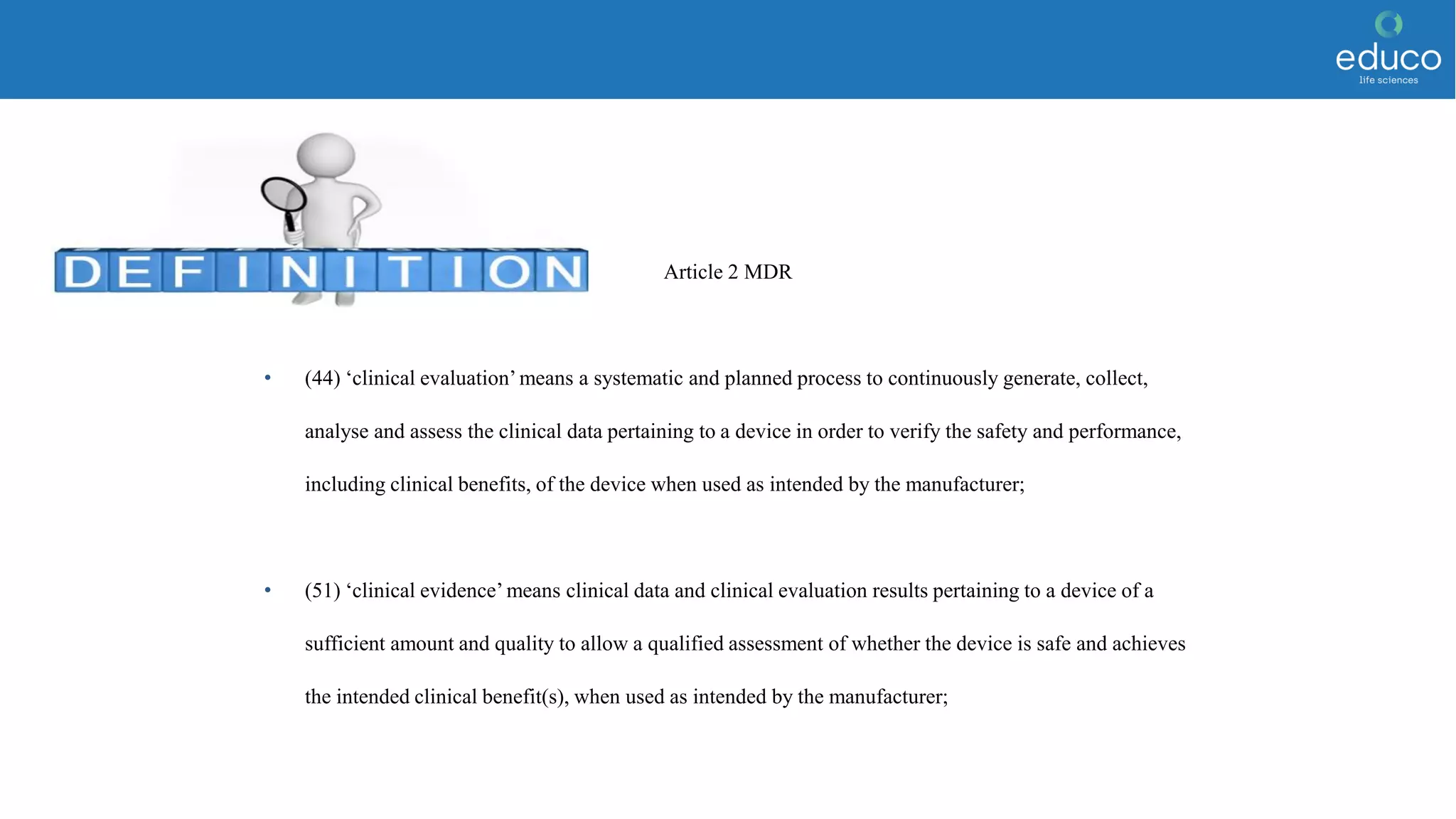 Educo Life Science [gathering clinical evidence] [module 1] | PPT ...