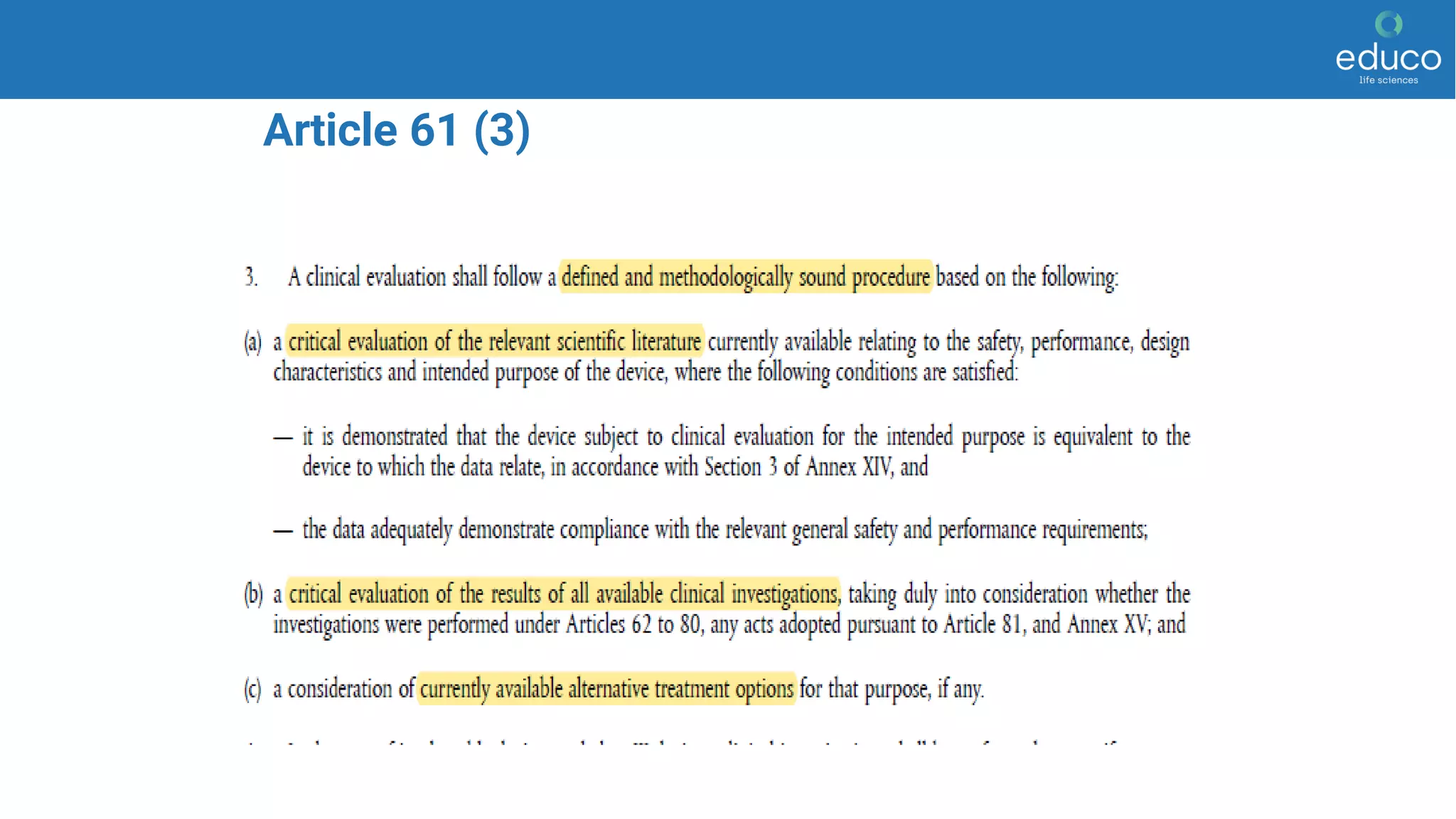 Educo Life Science [gathering clinical evidence] [module 1] | PPT ...
