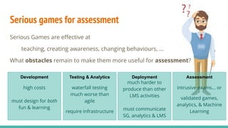 Bootstrapping serious games to assess learning through analytics ...