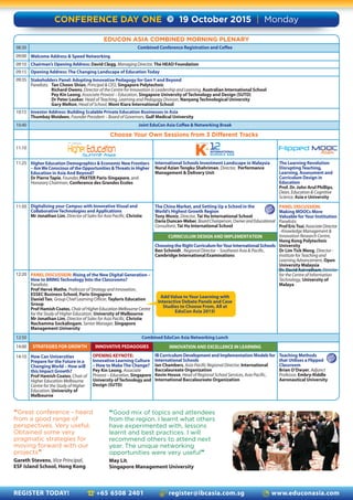 Asia's Largest Education Gathering - 3rd EduCon Summit | PDF
