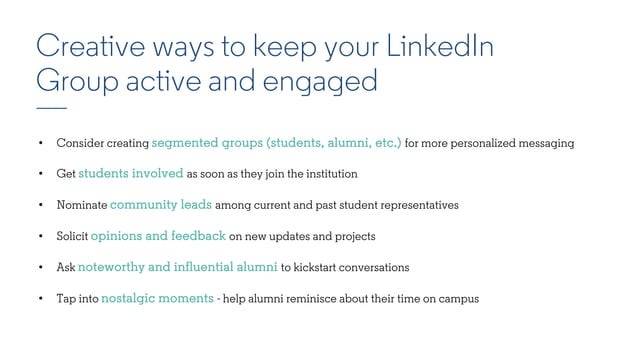 LinkedIn Groups Relaunch | PPT