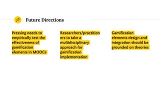 Gamification in MOOCs: a Review of the State of the Art | PPT