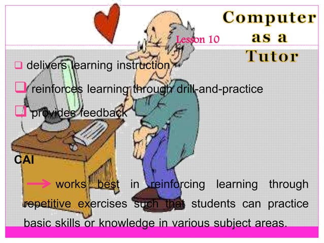 lesson 10 computer as a tutor | PPTX