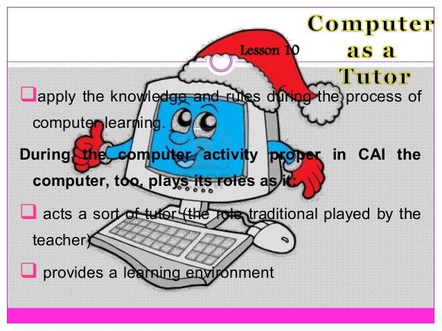 lesson 10 computer as a tutor
