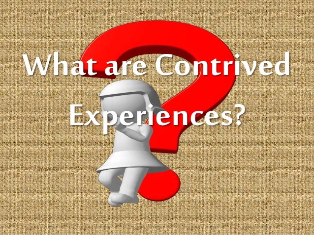 teaching with contrived experiences
