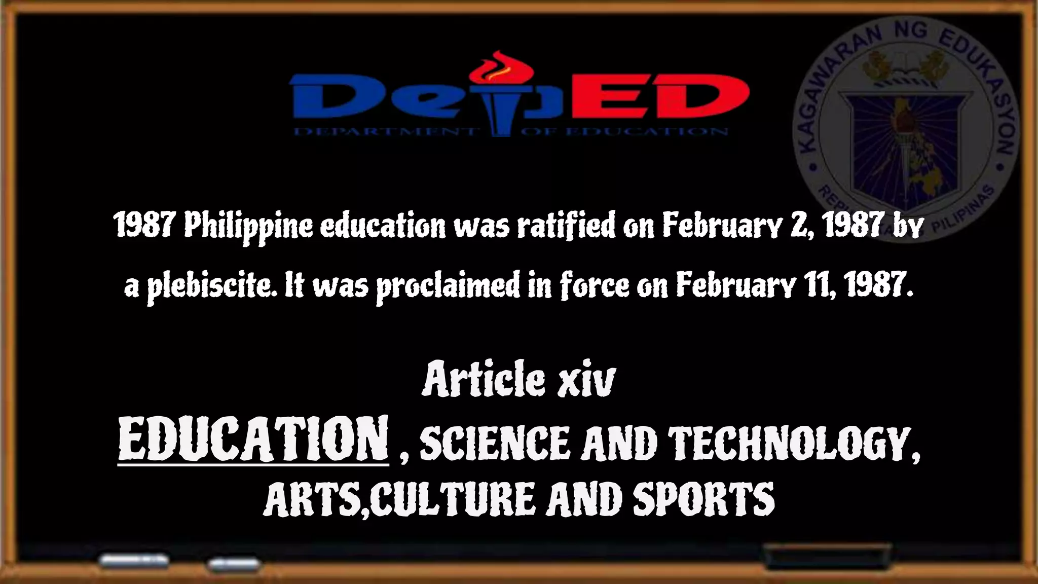 Legal Basis of Philippine Education | PPTX