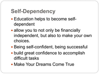 Impoertance of Education | PPT