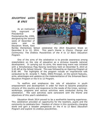 Educ week | DOCX