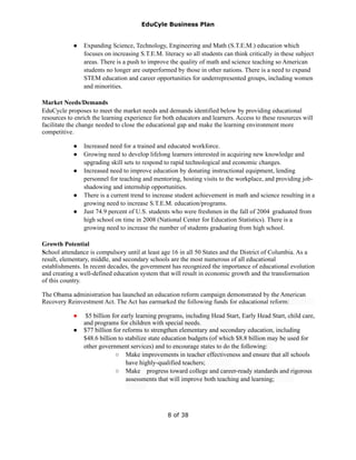 Edu cyclebusinessplan revised | PDF | Business Accounting & Finance ...