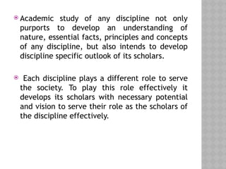 Education Discipline for Bachelors of Education .pptx