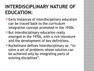 Education Discipline for Bachelors of Education .pptx