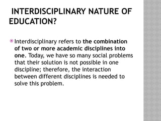 Education Discipline for Bachelors of Education .pptx