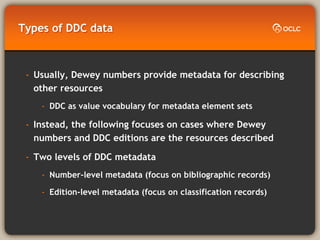 DDC metadata | PPT
