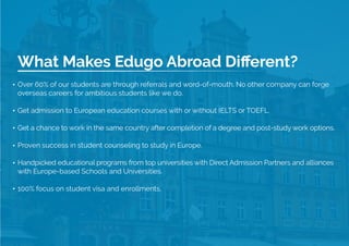 Europe Education - Visa consultant in Ahmedabad , India| Edugo Abroad | PPT