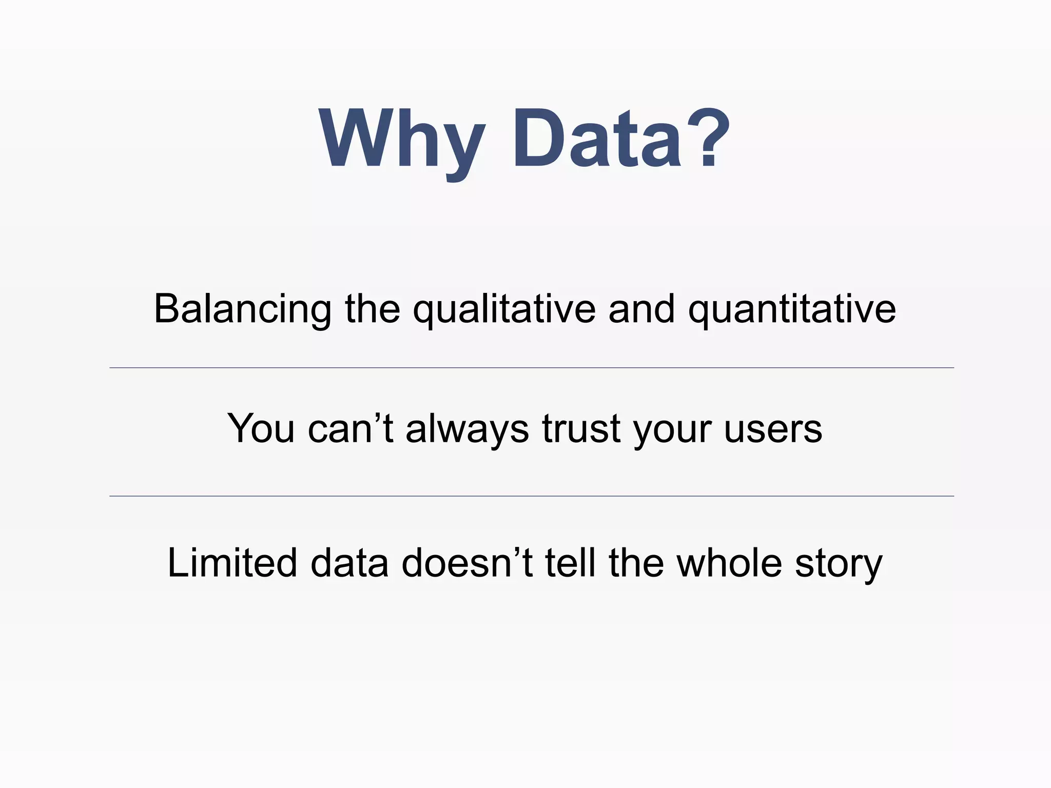 Design by Numbers: A Data-Driven UX Process | PPT
