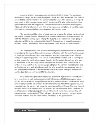 Eduis workshop report | DOCX