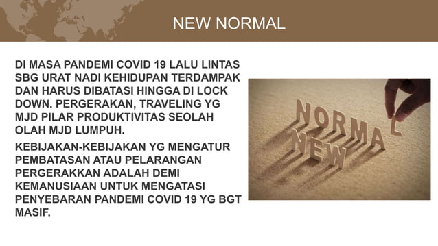 Edukasi dan penegekan aturan transportasi jalan di era new normal | PPT