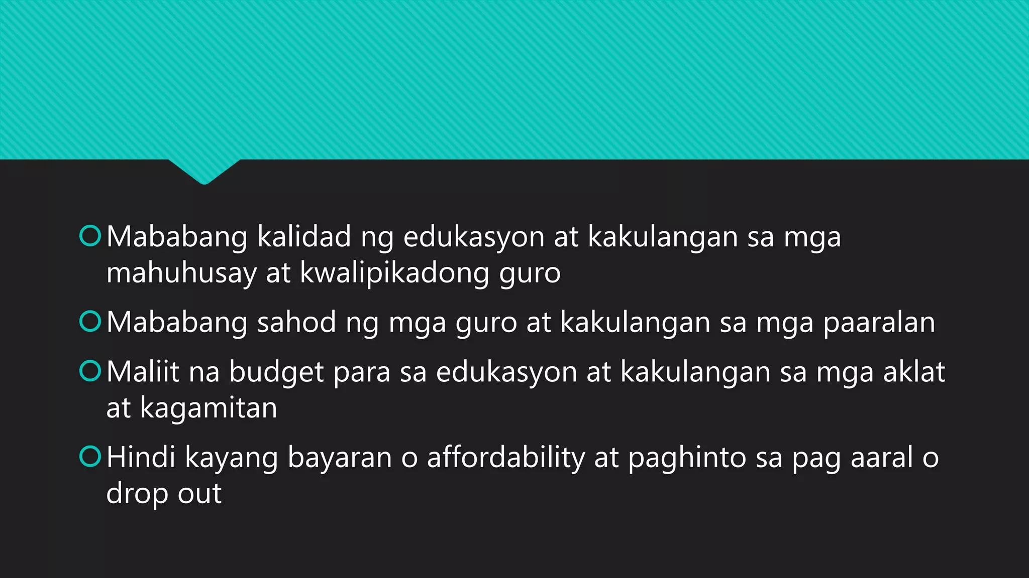 Edukasyon | PPTX