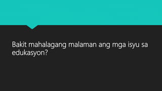 Edukasyon | PPTX