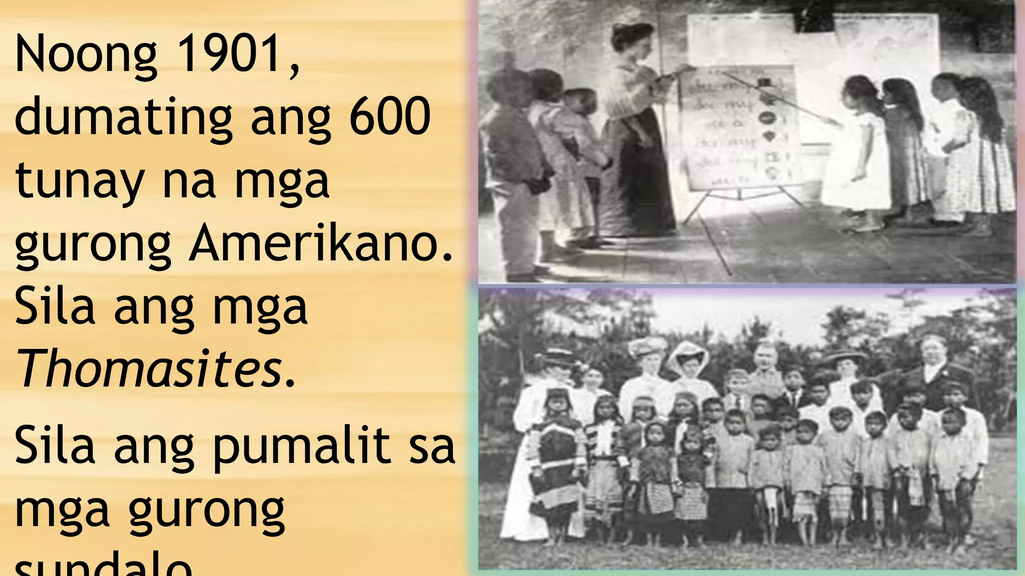 Edukasyon at relihiyon sa panahon ng mga amerikano | PPT