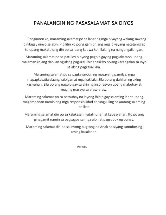 Edukasyon sa pagkatao mga tula | DOCX