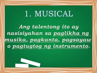 Talento at Kakayahan | PPTX