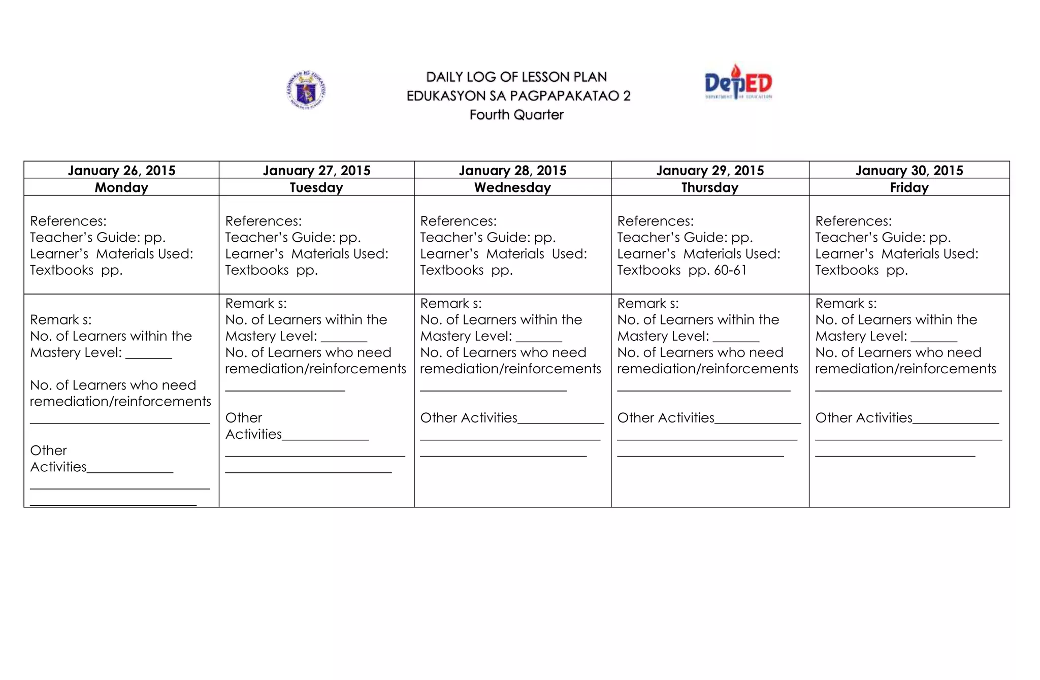 LEARNING COMPETENCIES GRADE 2 Edukasyonsapagpapakatao (1) | PPT