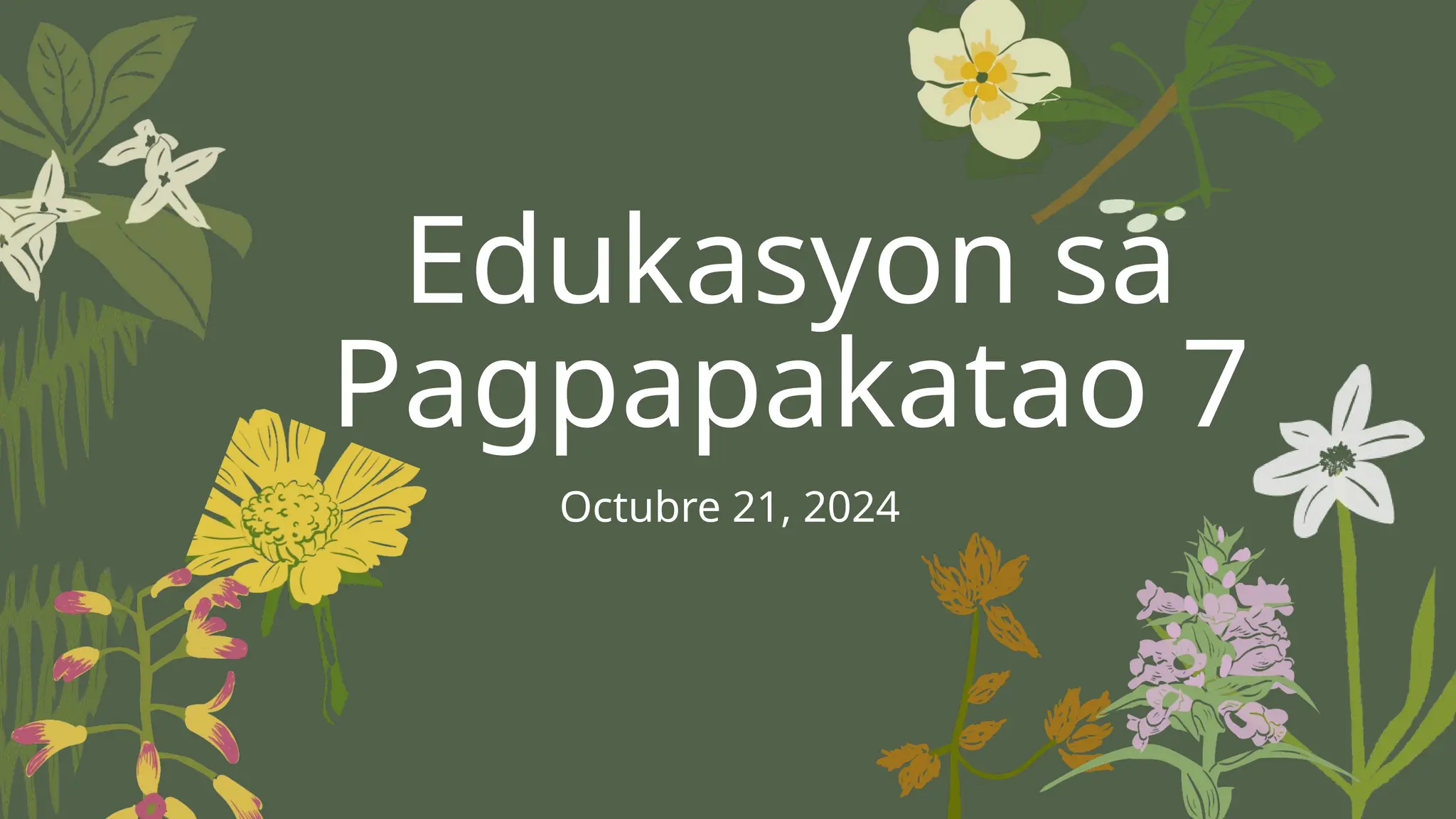 Edukasyon sa Pagpapakatao 7(Paghubog ng Konsensiya Gabay ang Pananampalataya ng Pamilya 1. Mga ...